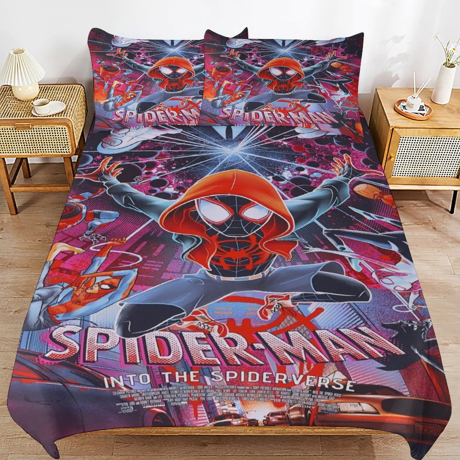 3D Spider Man Printing Duvet Cover Set Soft Bedding Set Quilt Covers ...