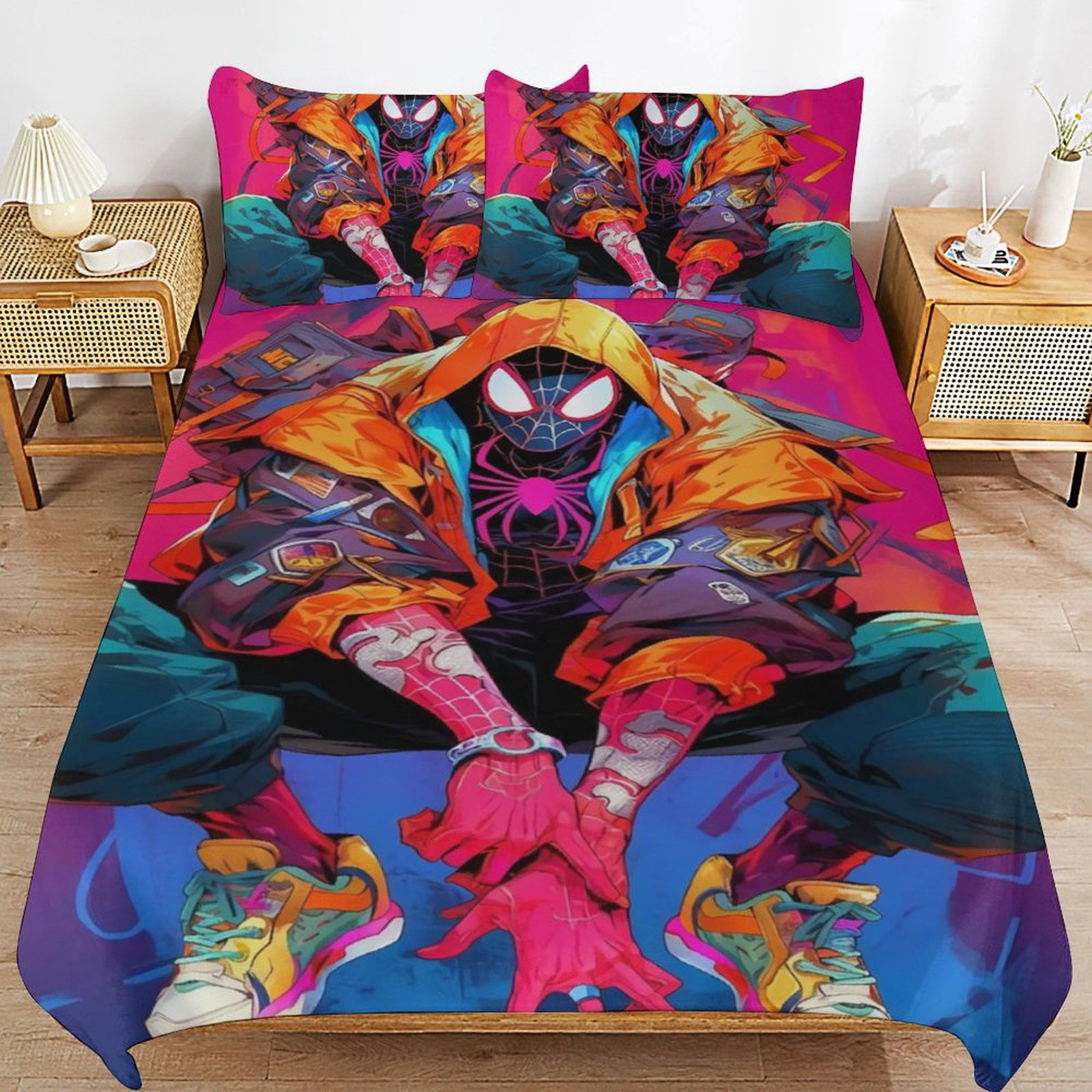 Spider Man Duvet Cover Set Soft Bedding Set Quilt Covers Luxury ...