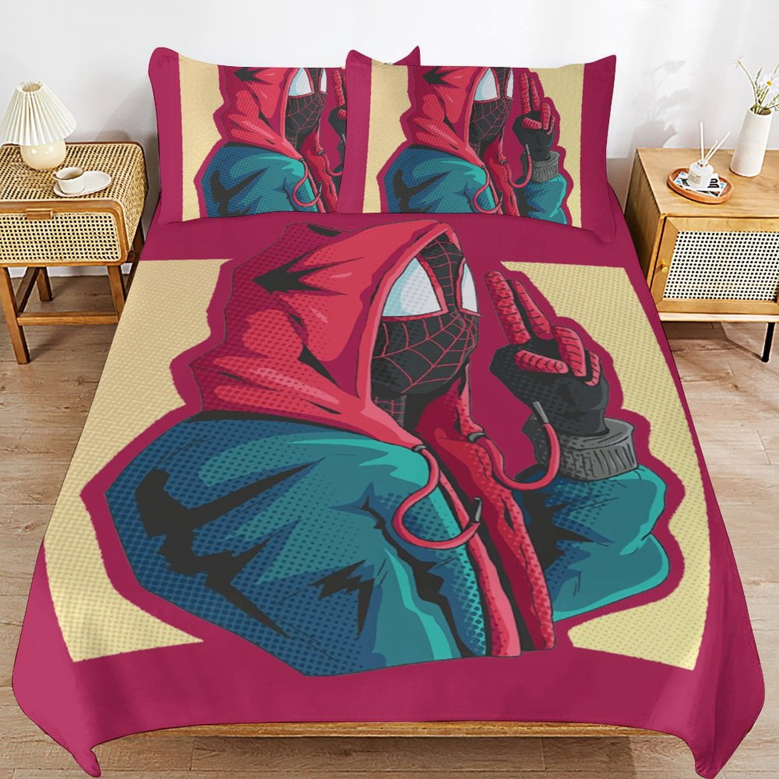 Spider Man Duvet Cover Set Soft Bedding Set Quilt Covers Luxury ...
