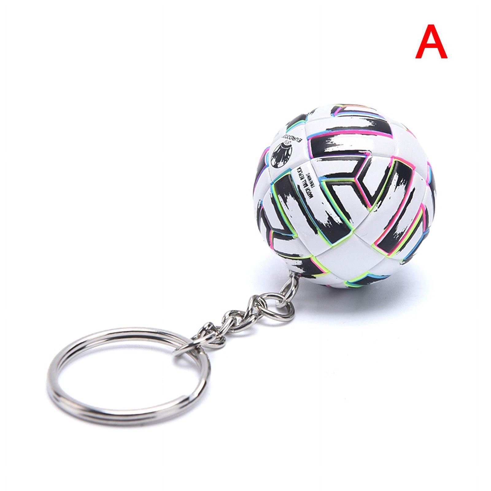 3D Sports Football Souvenirs PU Leather Keyring Men Soccer Fans ...