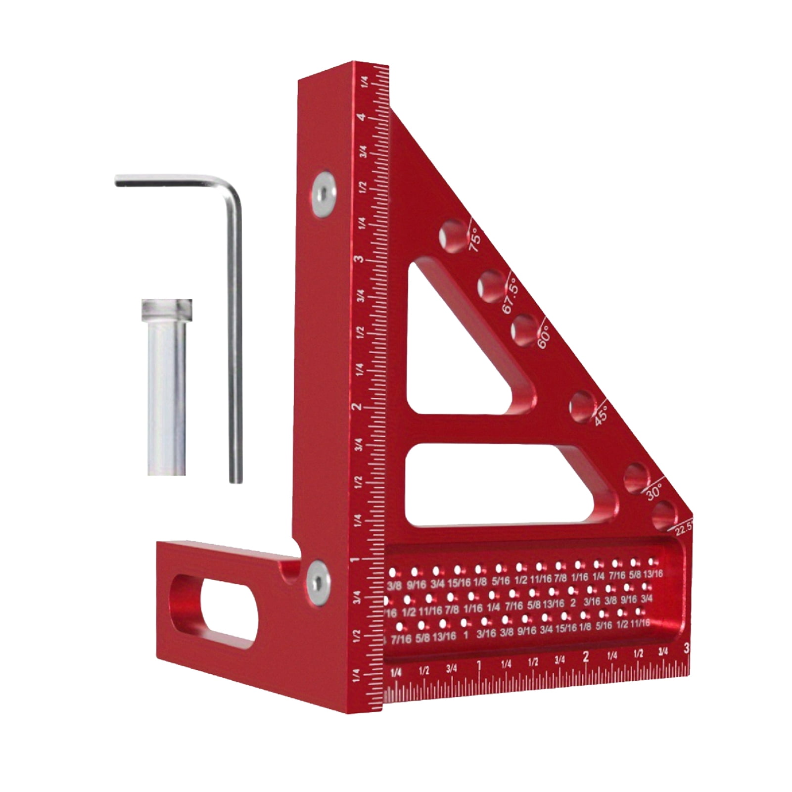 3D Square, Miter Triangle Ruler Aluminum Alloy 3D Square Protractor ...