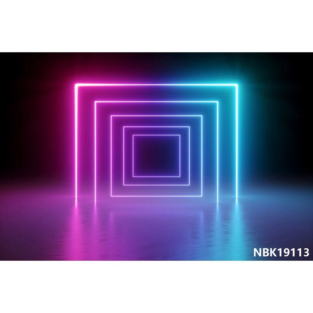 3D Stage Backdrop For Photography Glitter Purple Light Optical Starry ...