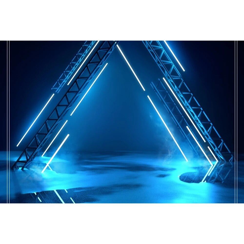 3D Stage Backdrop For Photography Glitter Purple Light Optical Starry ...