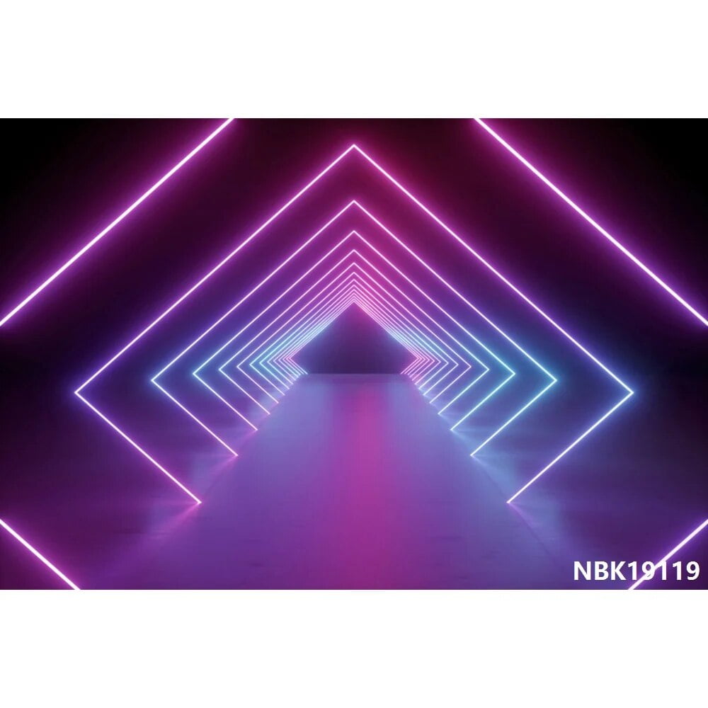 3D Stage Backdrop For Photography Glitter Purple Light Optical Starry ...