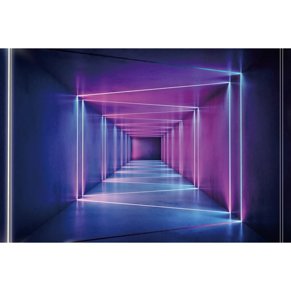 3D Stage Backdrop For Photography Glitter Purple Light Optical Starry ...