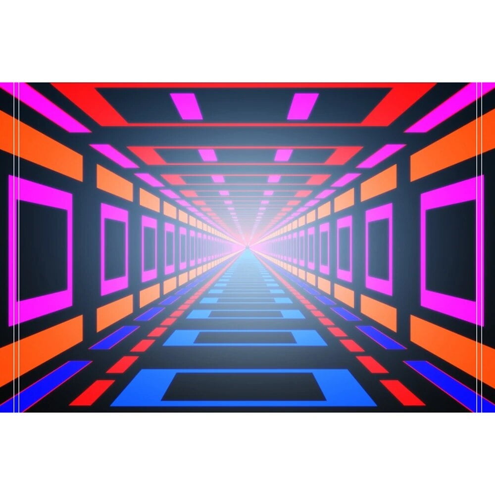 3D Stage Backdrop For Photography Glitter Purple Light Optical Starry ...