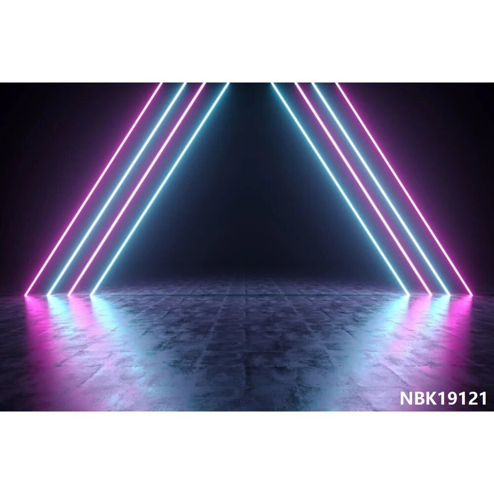 3D Stage Backdrop For Photography Glitter Purple Light Optical Starry ...