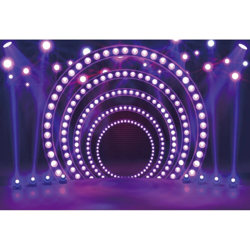 3D Stage Backdrop For Photography Glitter Purple Light Optical Starry ...