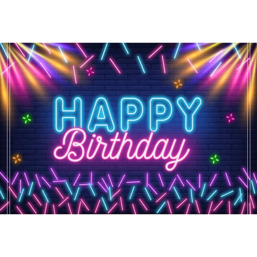 3D Stage Backdrop For Photography Glitter Purple Light Optical Starry ...