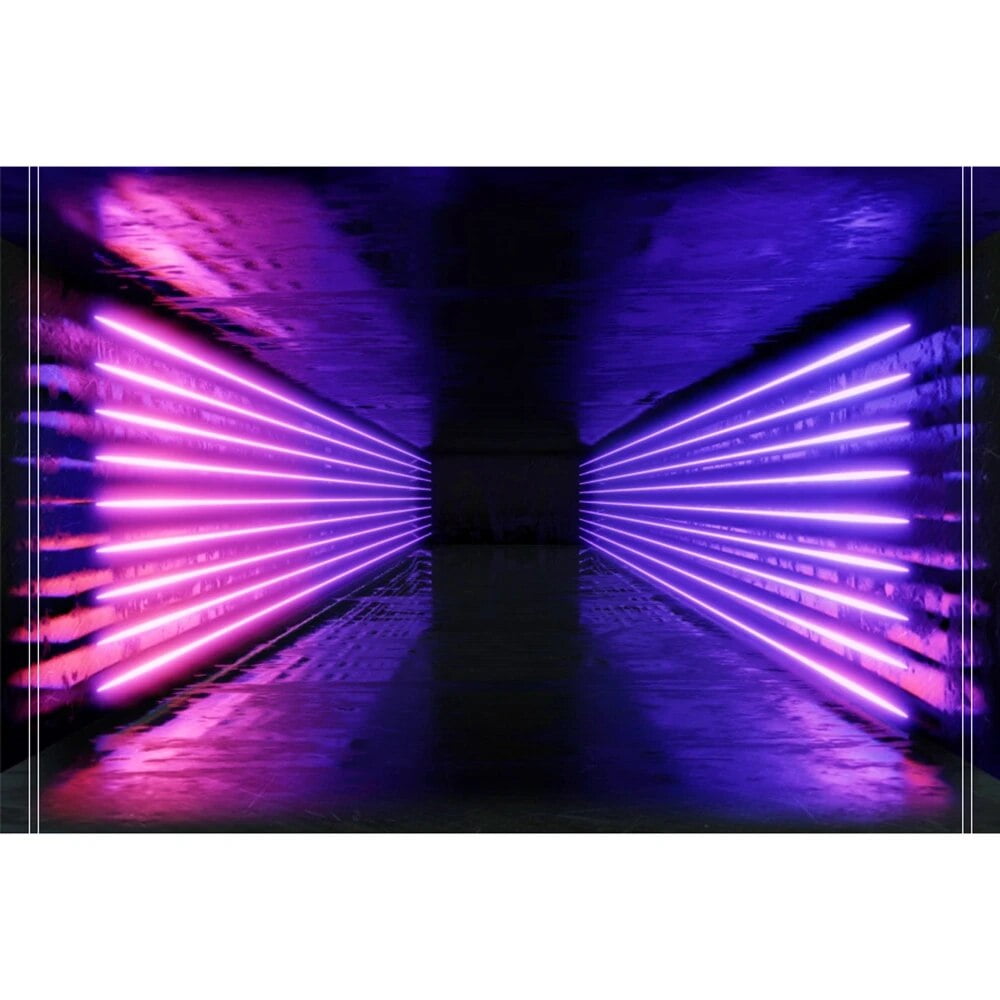 3D Stage Backdrop For Photography Glitter Purple Light Optical Starry ...