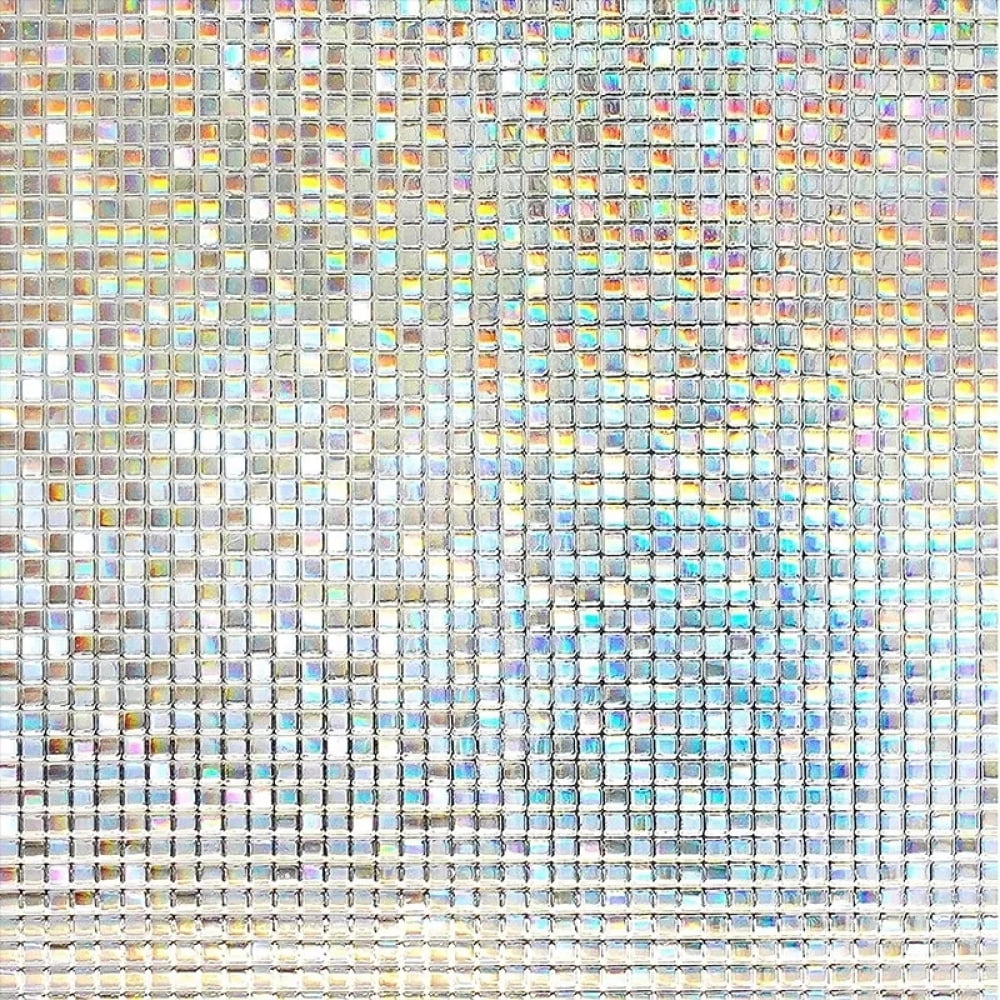 3D Stained Glass Window Film Anti Look Frosted Vinyl Privacy Stickers ...