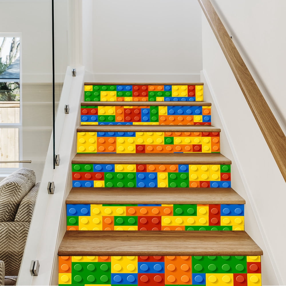 3D Stair Sticker Fashion Home Self-Adhesive Wall Decal Waterproof ...