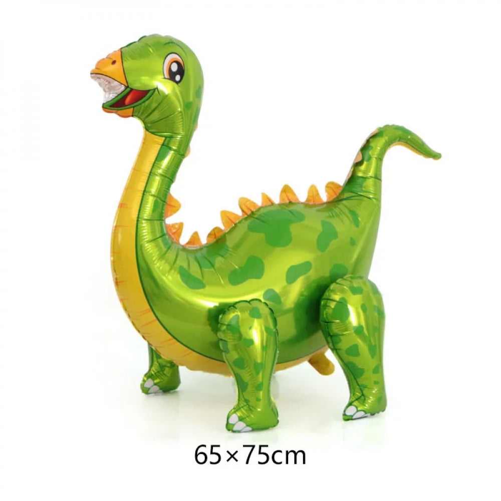 3D Standing Dinosaur Balloon Cartoon T Rex Dino Foil Balloon for Party ...