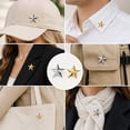 3D Star Lapel Pins Bulk Award Recognition Badges, Gold Zinc Alloy Honor ...