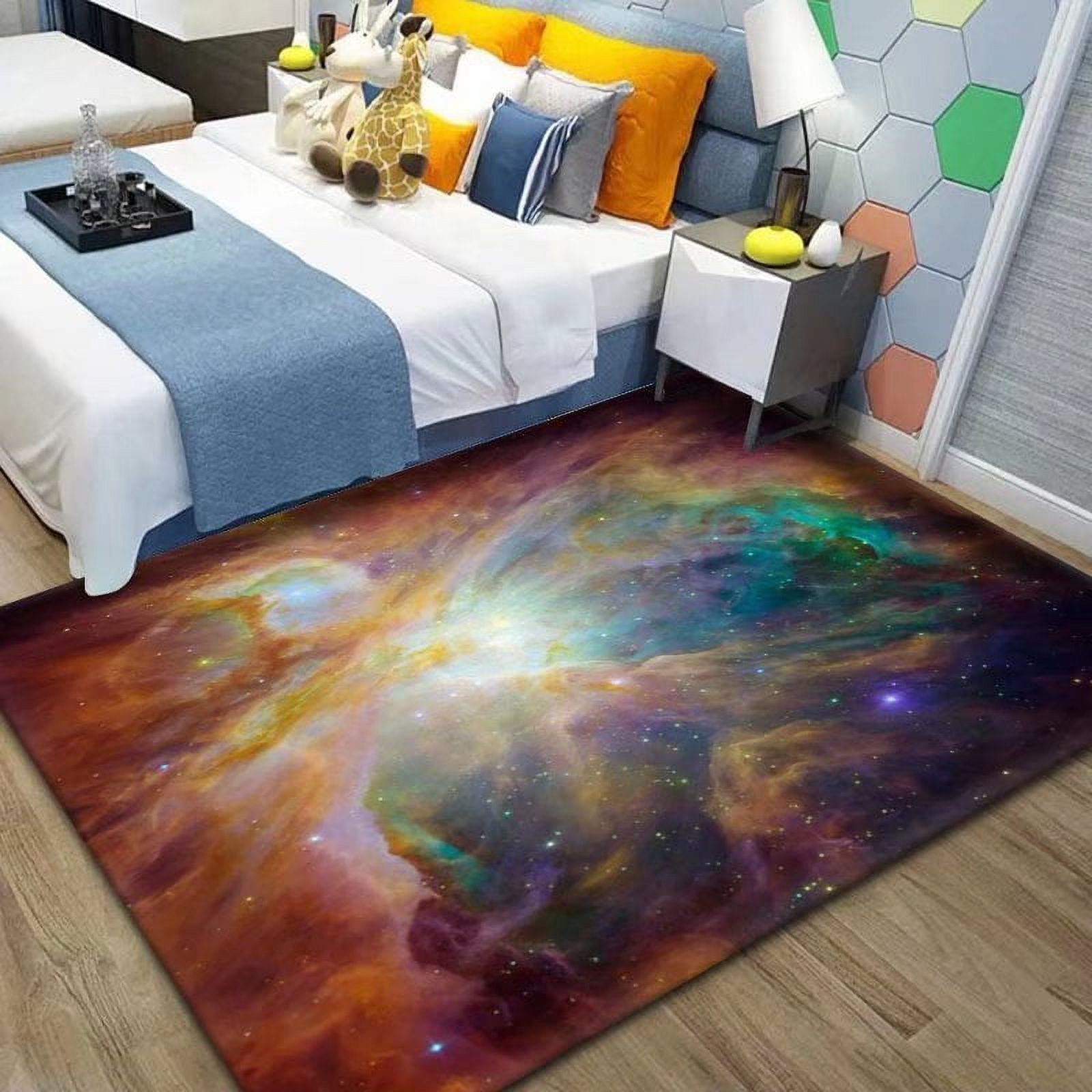 3D Starry Sky Printed Carpet Home r Living Room Coffee Tables Floor Mat ...