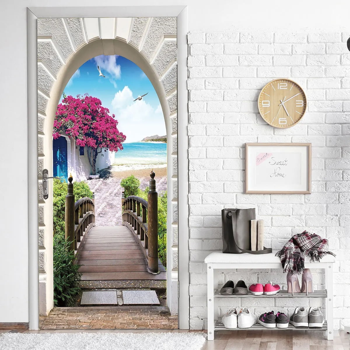 3D Starry Sky Self-adhesive Styles of Door Stickers Home ration ...