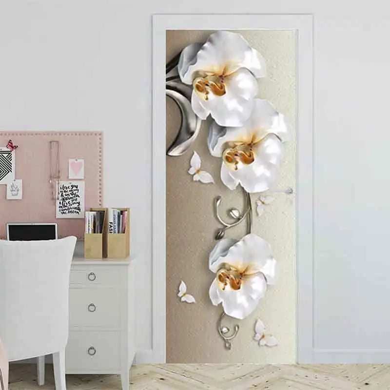 3D Starry Sky Self-adhesive Styles of Door Stickers Home ration ...