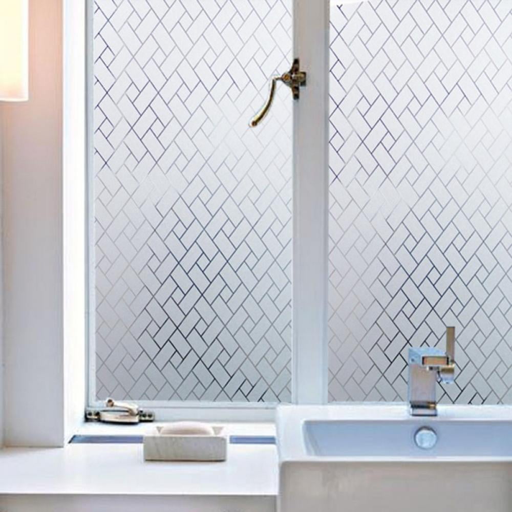 3D Static Glass Door Window Privacy Film, Anti UV Kitchen Bathroom Home ...