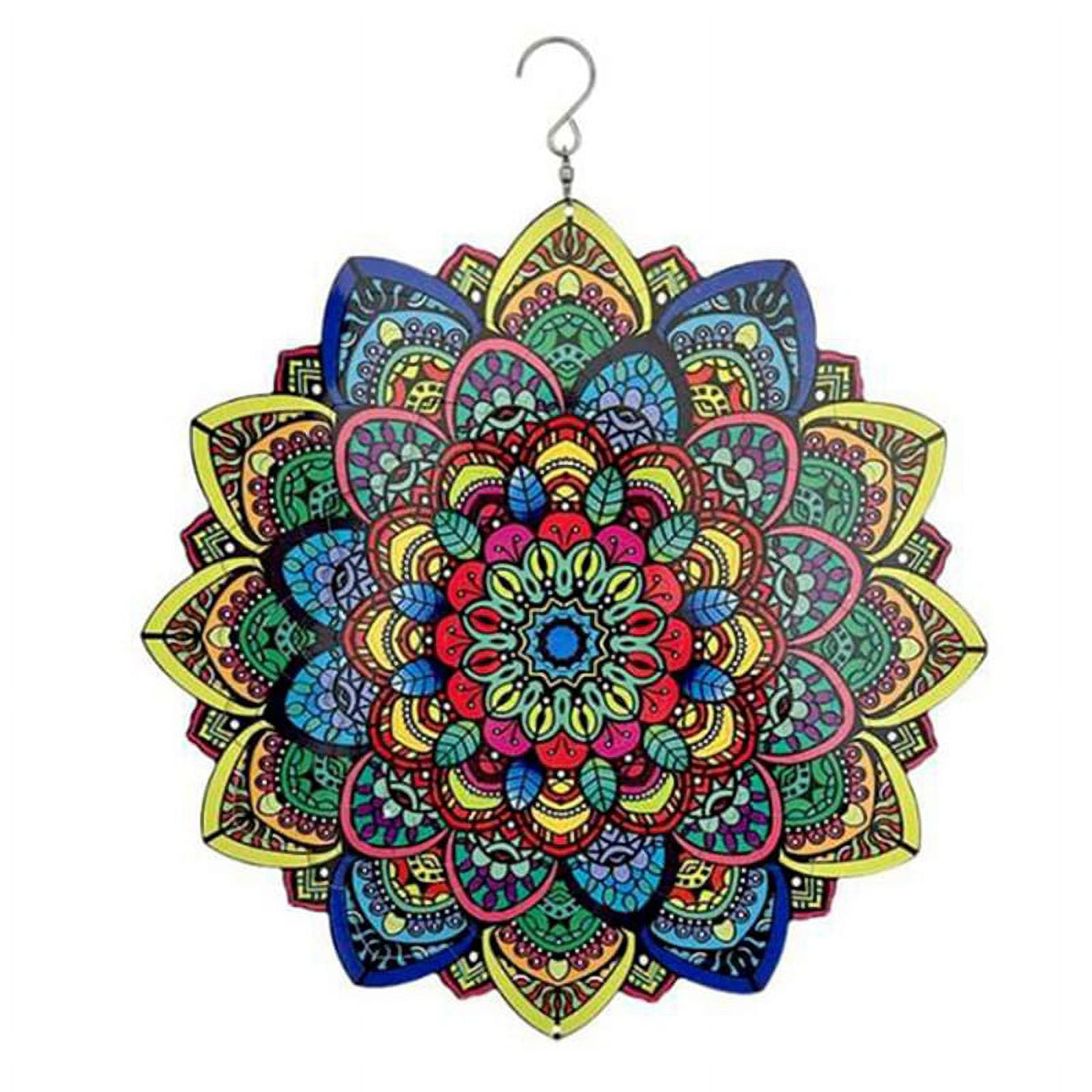 3D Stereo Color Wind Rotation Foldable Rotating Wind Chime Outdoor ...