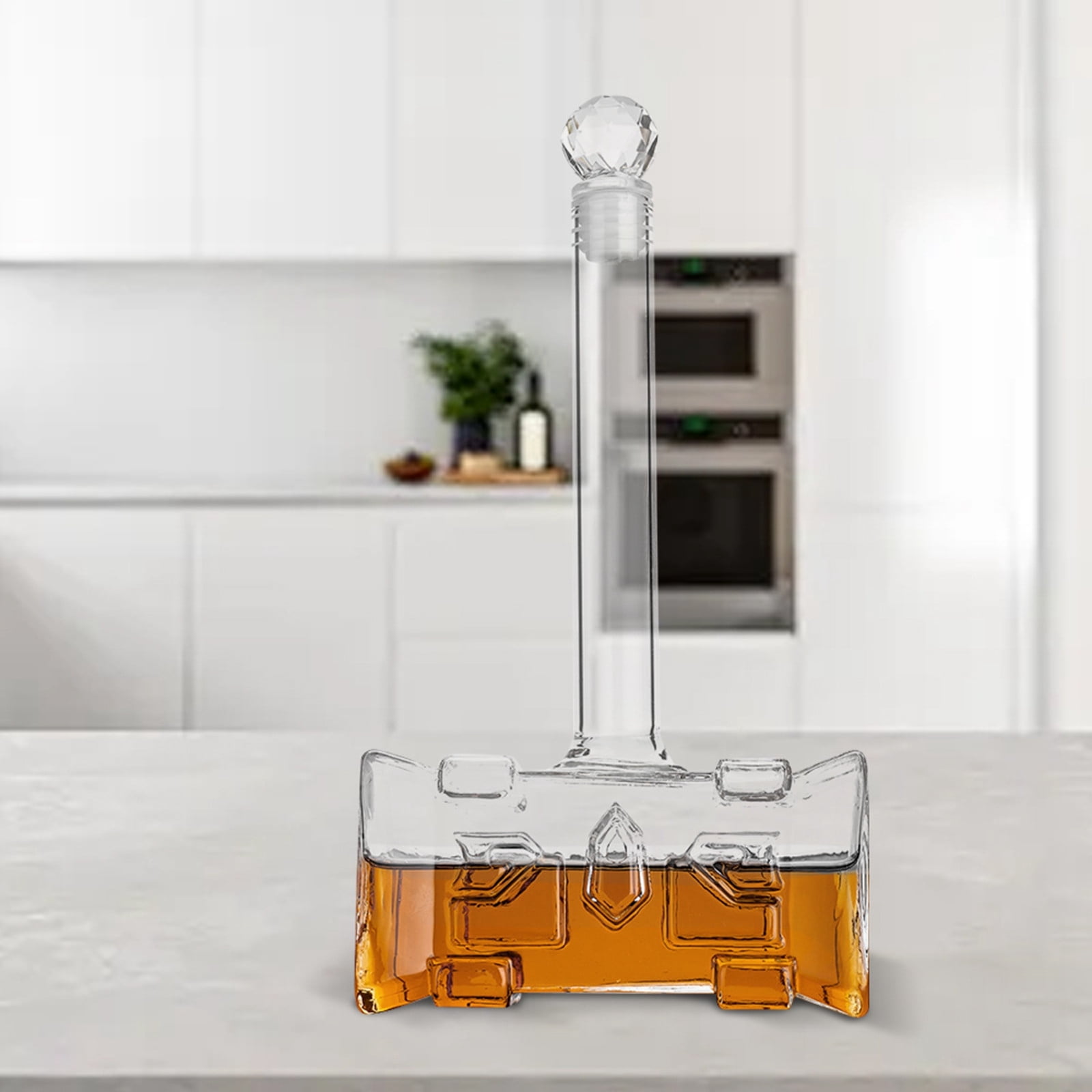 3D Stereo Pot High Borosilicate Glass Bottle Divider Bar Drinking Set ...