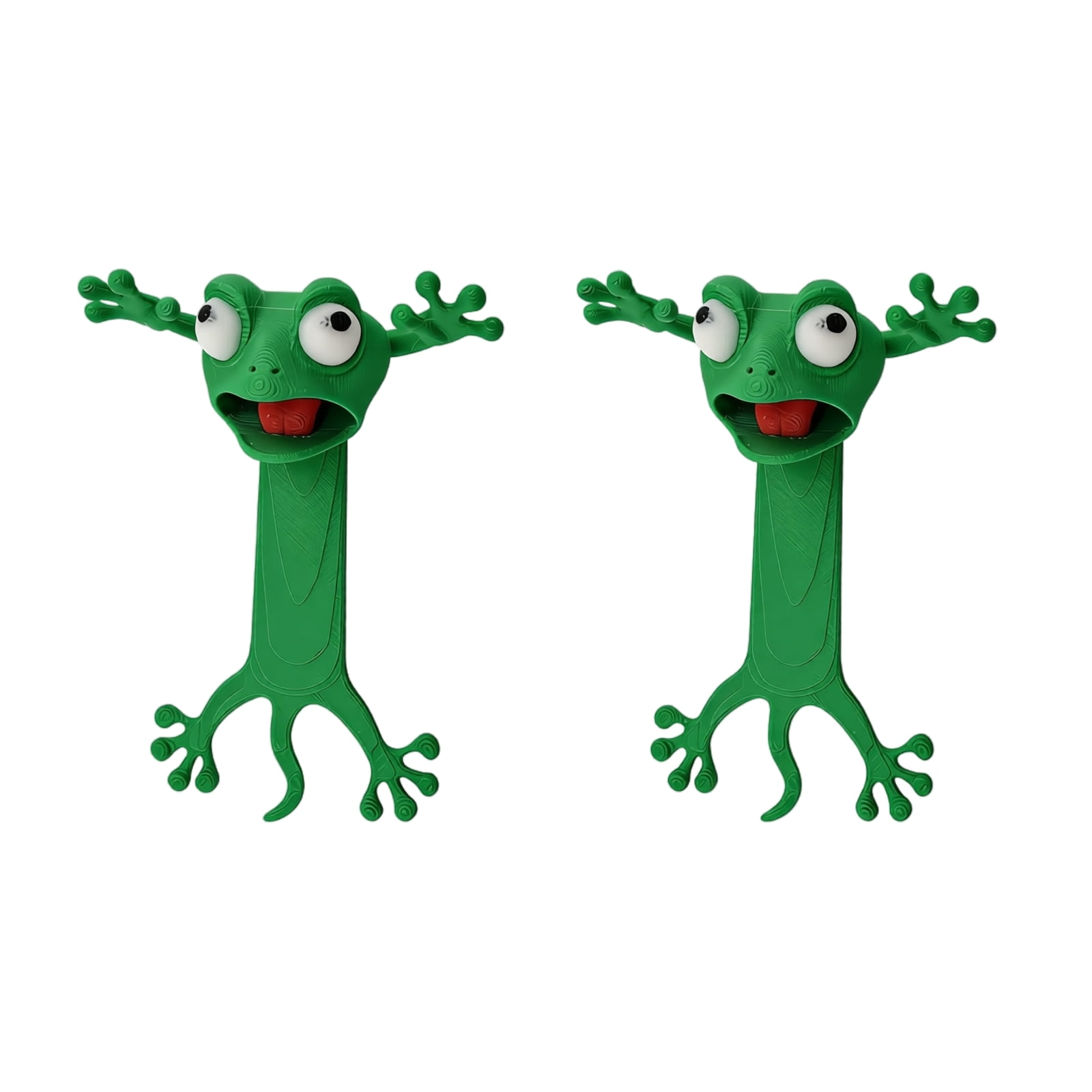 3D Stereoscopic Frog Bookmark Creative Cartoon Animal Design Book Clip ...