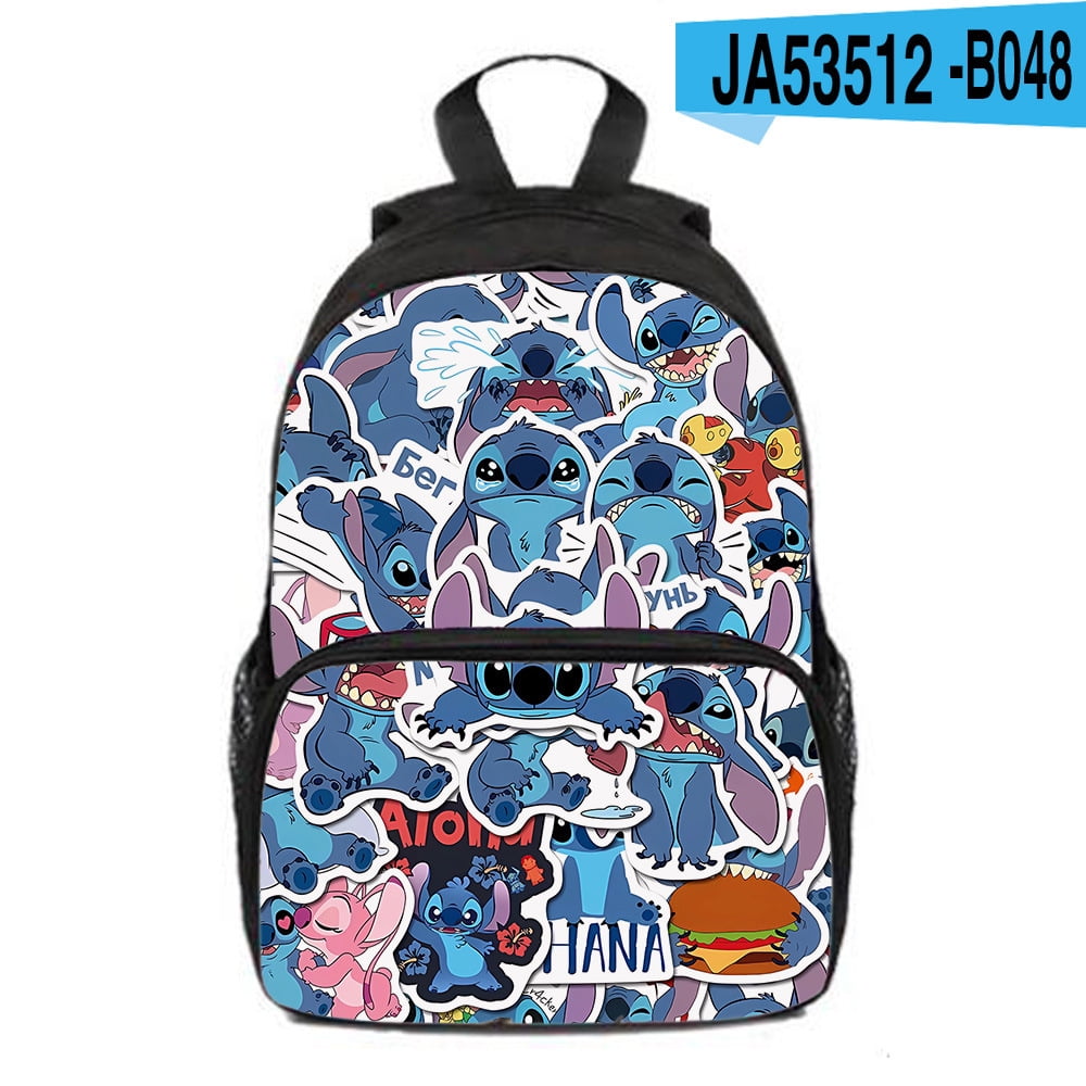 3D Sti_tch Backpack - Cute Cartoon Laptop Backpack for Travel, Hiking ...
