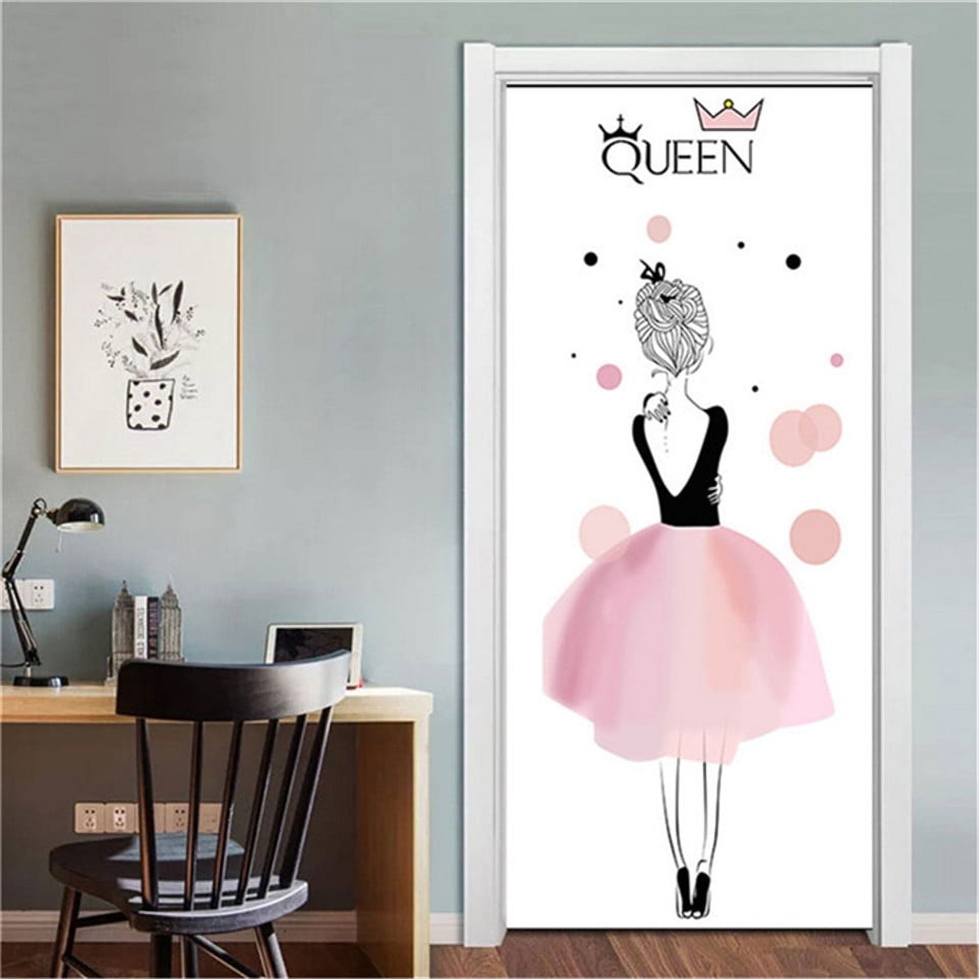 3D Stickers Subway Wallpaper for Door Glass Renovation Wood Grain ...