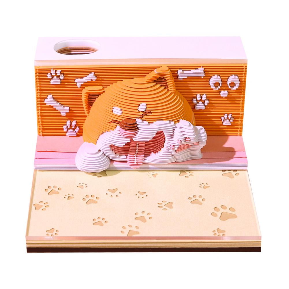 3D Sticky Notes with Creative Tear-off Design, Revealing Hidden ...