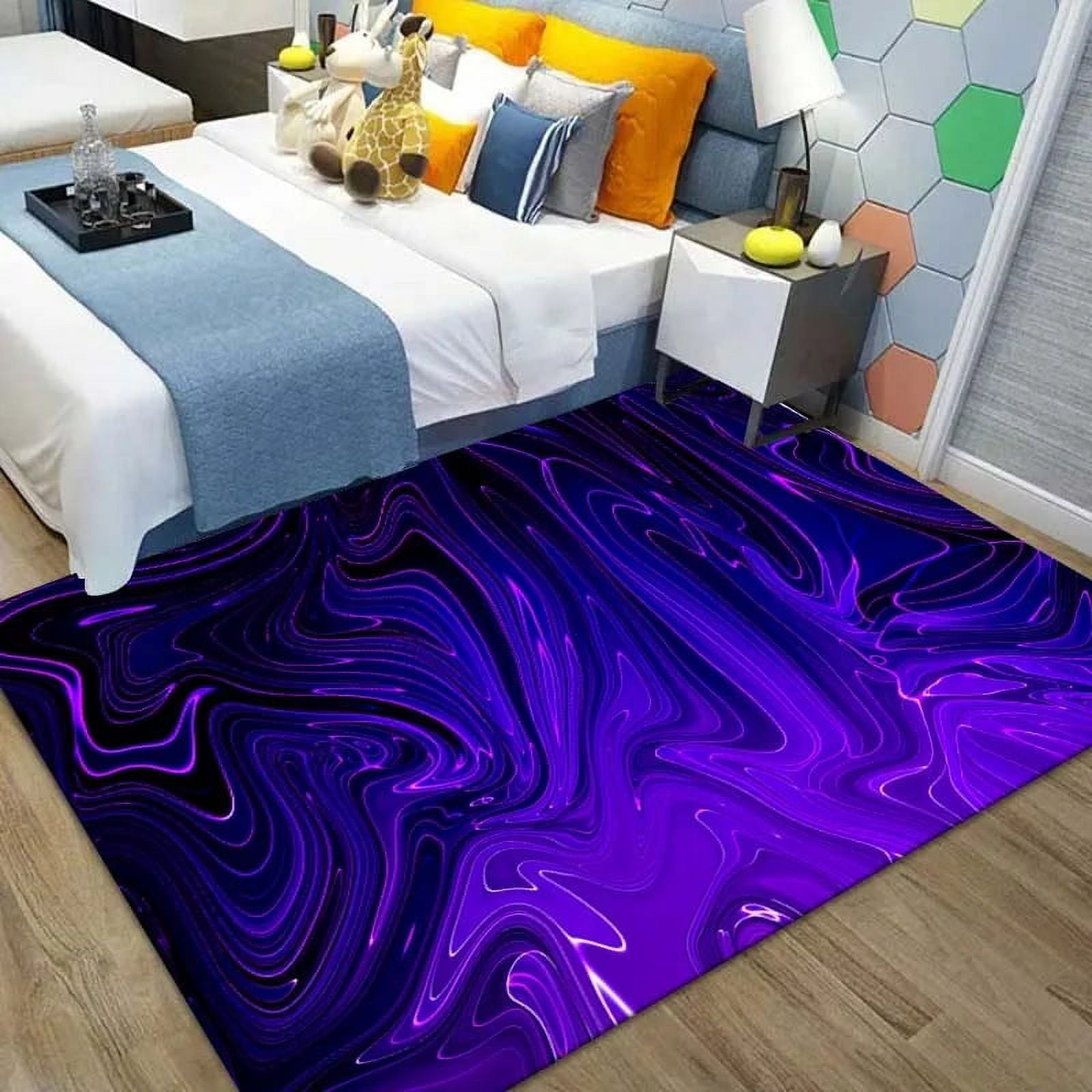 3D Streamline Pattern Carpet for Bedroom Area Rugs In The Living Room ...