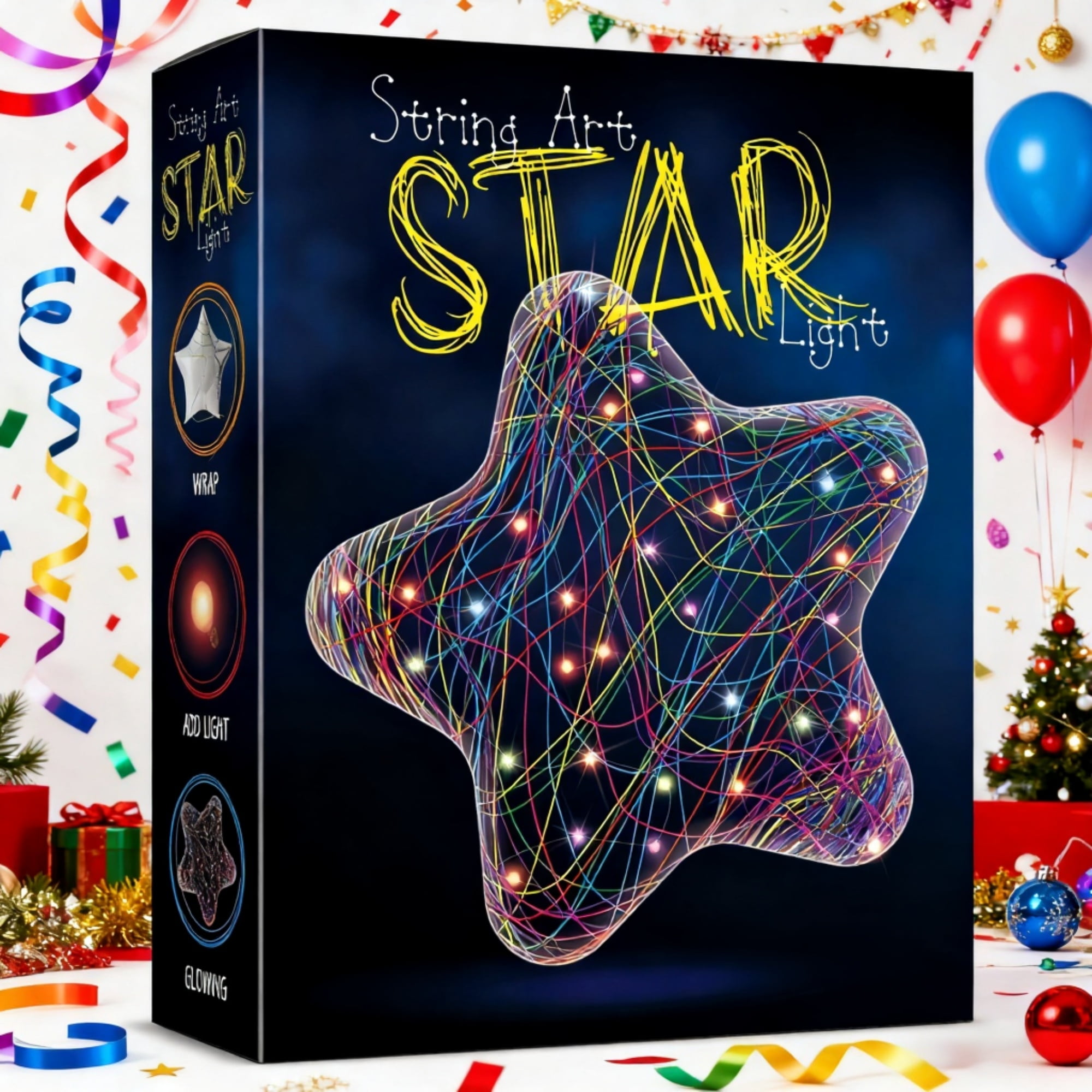 Piano Potato 3D Star String Art Light Kit with LED, DIY STEM Night ...