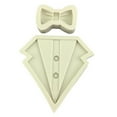 3D Suit Shirt Bow Kitchen Baking Mold Silicone Cake Decorating Tools ...
