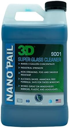 3D Super Concentrated Glass Cleaner Nano Pail - Heavy Duty Industrial ...