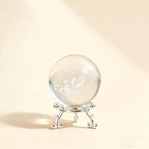 3D System Model Ball with Stand, 2.4inch Universe Gifts Decorative ...