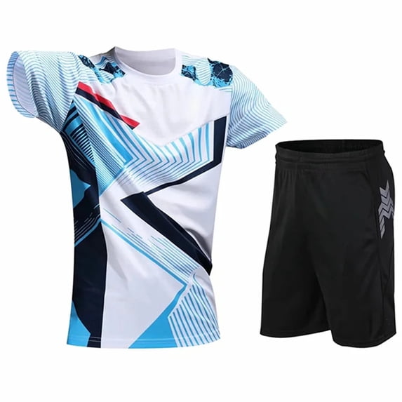 3D Tennis Jerseys Badminton Shirt Shorts Set Women Men Table tennis ...