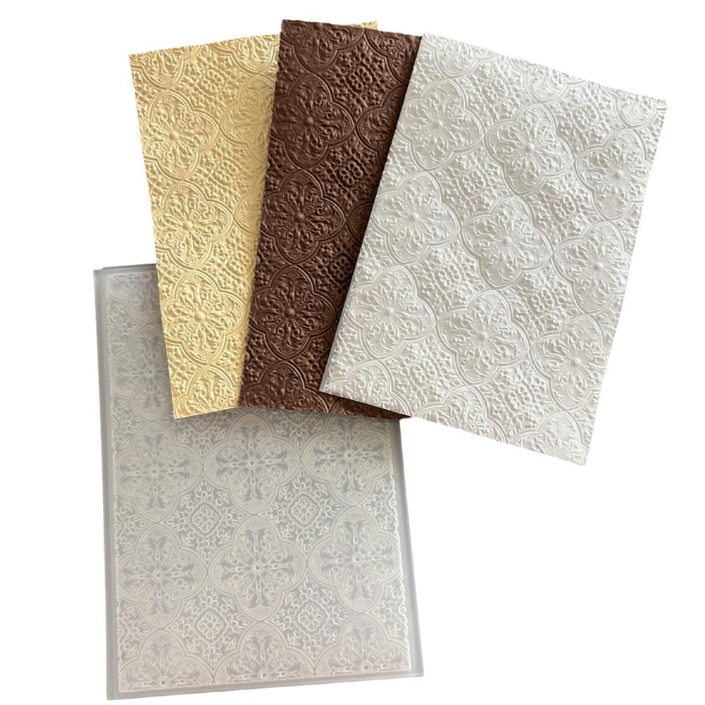 3D Textured Tree Plastic Embossing Folders Embossing Universal Folders ...