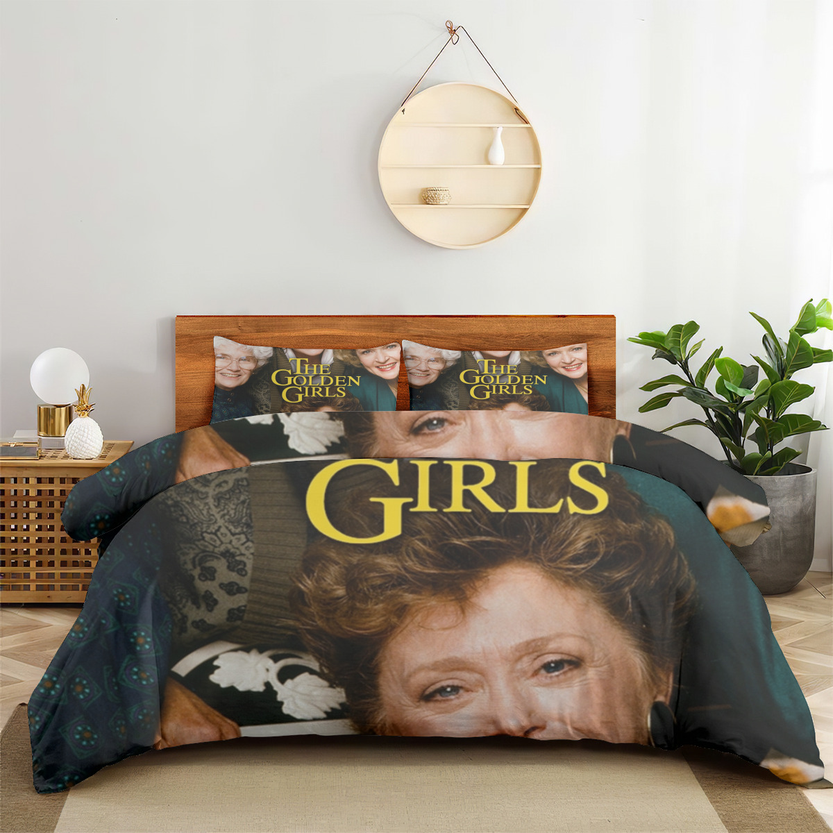 3D The Golden Girls Comforter Set,The Golden Girls Bedding Set Bed in A ...