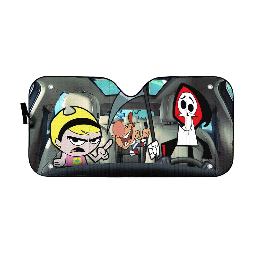 3D The Grim Adventures Billy Car Auto Sunshades Windshield Heat ...