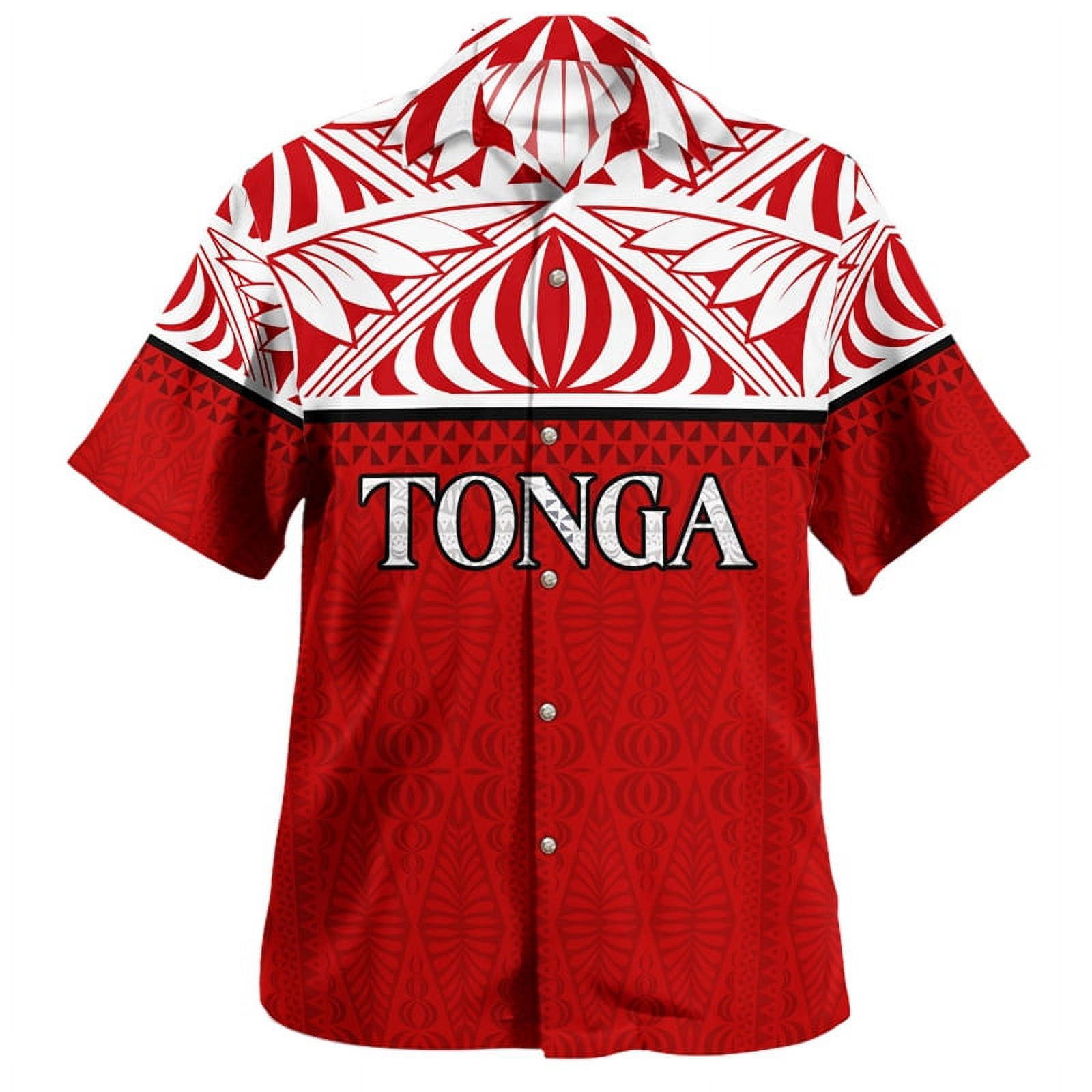 3D The Kingdom Of Tonga Flag Printing Shirts Men Tonga Coat Of Arm ...