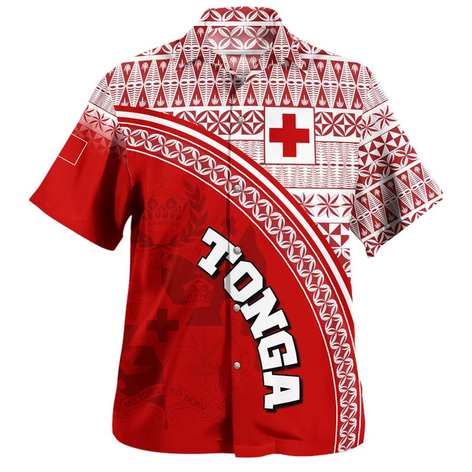 3D The Kingdom Of Tonga National Flag Printing Shirts Tonga Emblem Coat ...