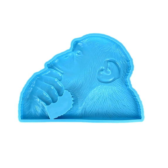 3D Thinking Monkey Figures Resin Mold Silicone Molds Artwork Mould for ...