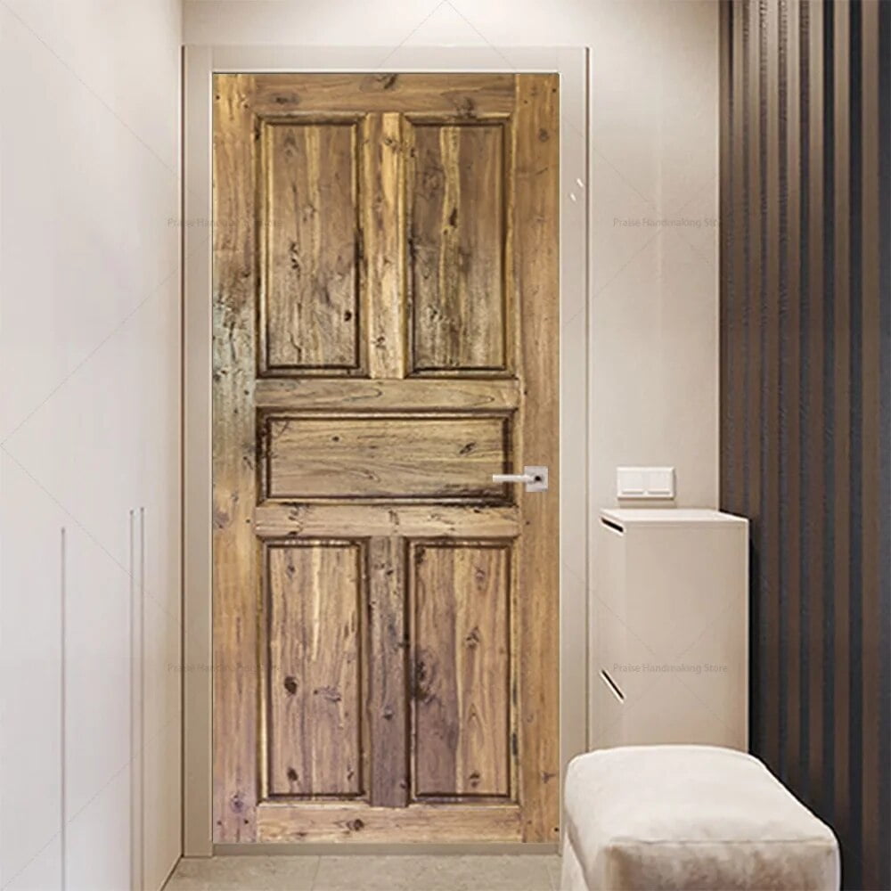 3D Three-dimensional Decorative Door Stickers for Bedroom Study Room ...