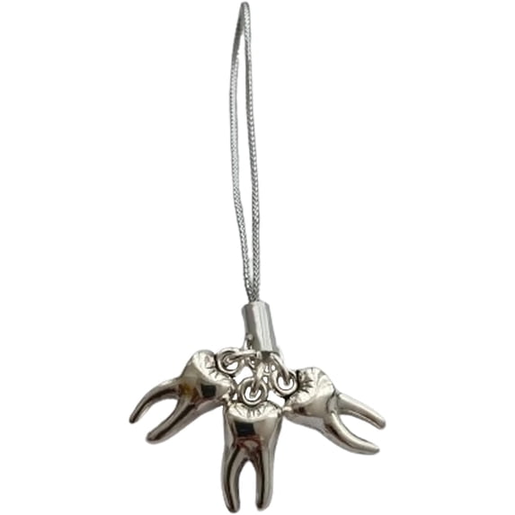 3D Tooth Charm Lanyard for Phone Case, Bags Chain Accessories | Teeth ...