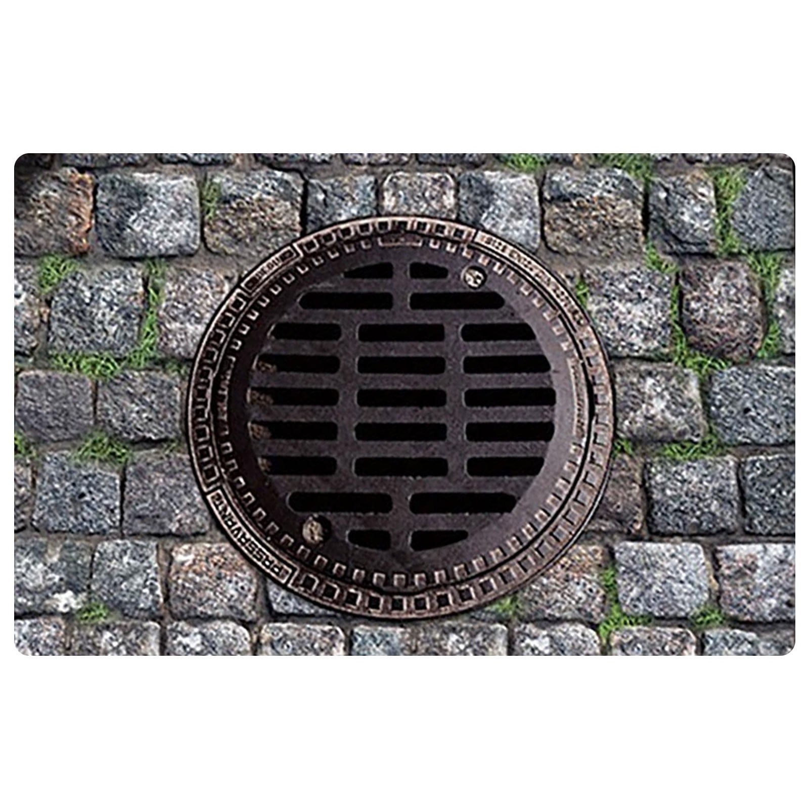 3D Trap Optical Visual Rug 31.50x47.24 Inch Front Door Mat with Brick ...