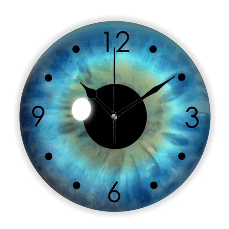 3D Trendy Blue Eye Iris Eyeball Pupil Wall Decor Large Decorative ...
