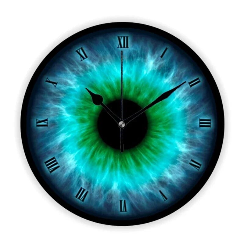 3D Trendy Blue Eye Iris Eyeball Pupil Wall Decor Large Decorative ...