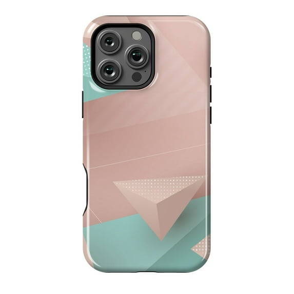 3D Triangles Geometric Pattern Art Phone Case for iPhone 17 16 15 14 13 12 11 Pro Max - Walmart.com