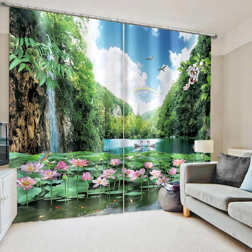 3D Tropical Forest Natural Scenery 3D Digital Printing Bedroom Living ...