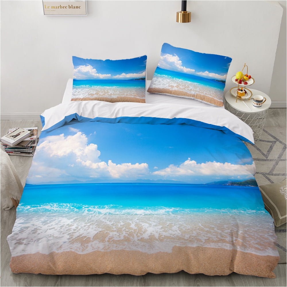 3D Tropical landscape bedding set bedroom decoration quilt cover for ...