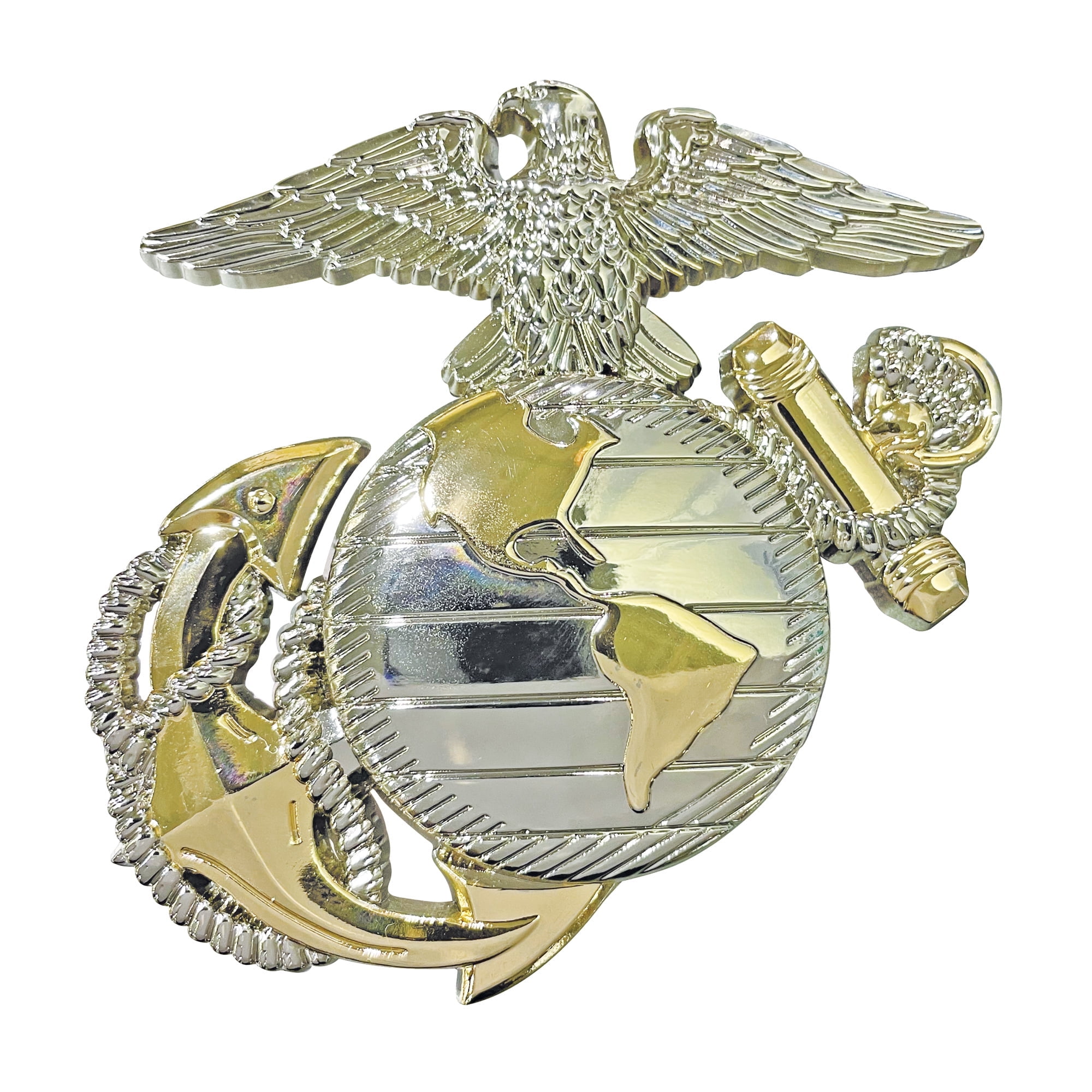 3D USMC Dual Tone EGA Car Emblem - Walmart.com