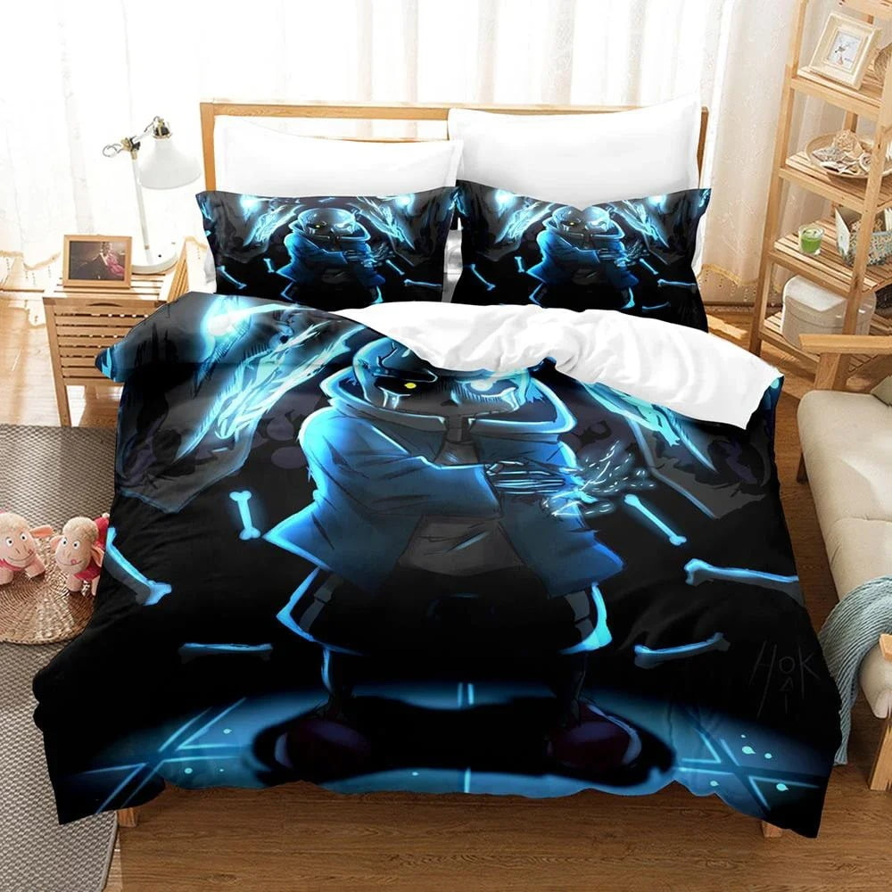 3D Undertale Sans Bedding Set Single Twin Full Queen King Size Aldult ...